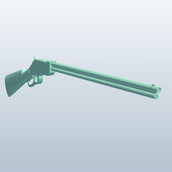 Hunting Riflelever action v1 Free 3D Model - .obj .stl - Free3D