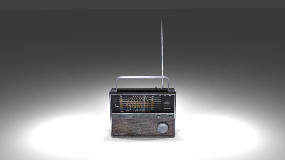 Radio Free 3D Model - .3ds .obj .fbx - Free3D