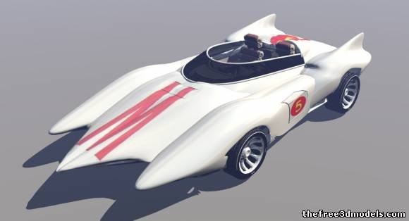 Speed Racer Mach5 upgraded Free 3D Model - .obj - Free3D