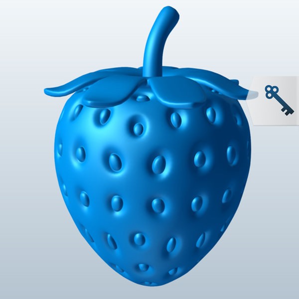 Strawberry v1 Free 3D Model - .obj .stl - Free3D