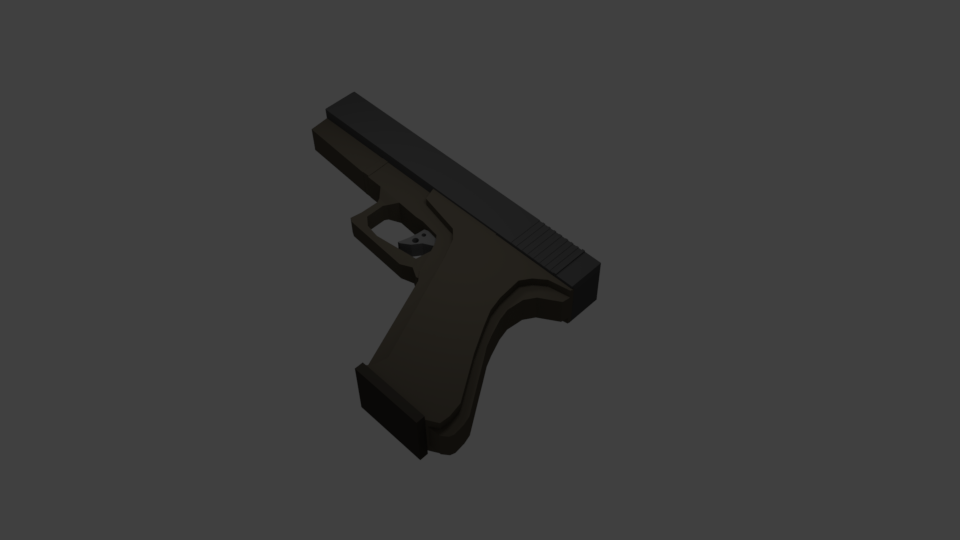 Glock 18 - Düşük Poli Ücretsiz 3D Model - .fbx - Free3D
