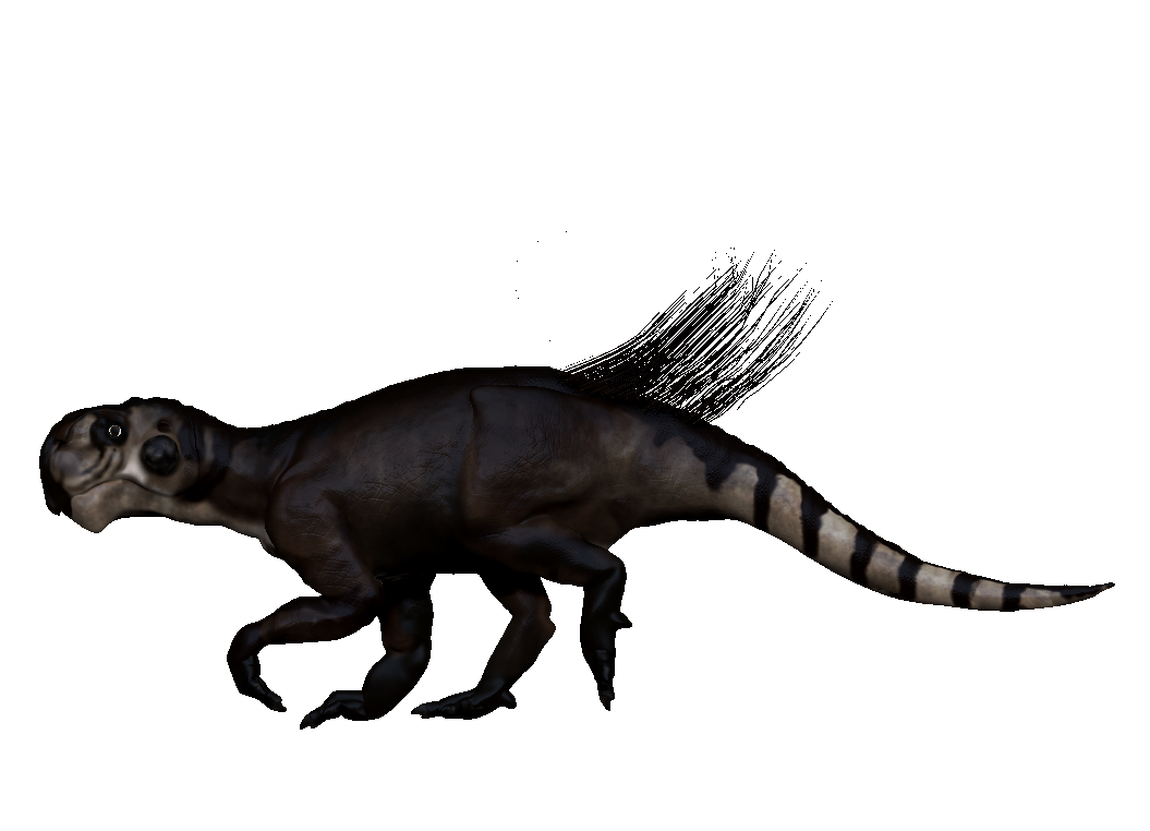 Dinosaur - psittacosaur Free 3D Model - .obj - Free3D