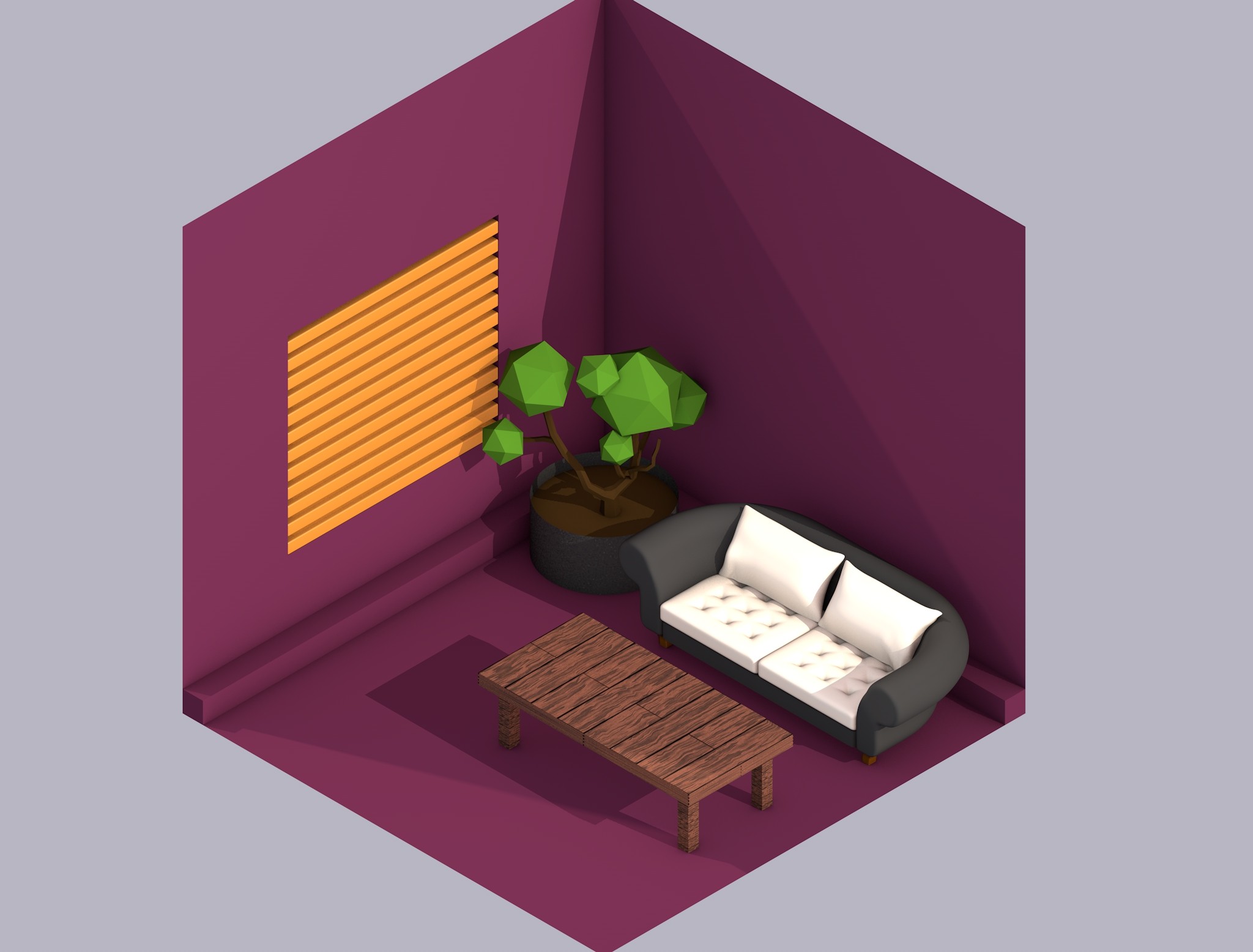 Simple Room Free 3D Model - .c4d - Free3D