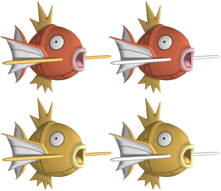 Magikarp (Pokemon) Free 3D Model - .dae .fbx - Free3D
