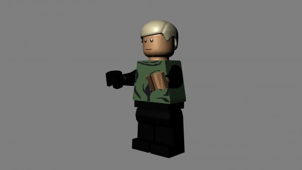 LEGO Luke Skywalker Endor Free 3D Model - .obj .mb .fbx .mtl - Free3D