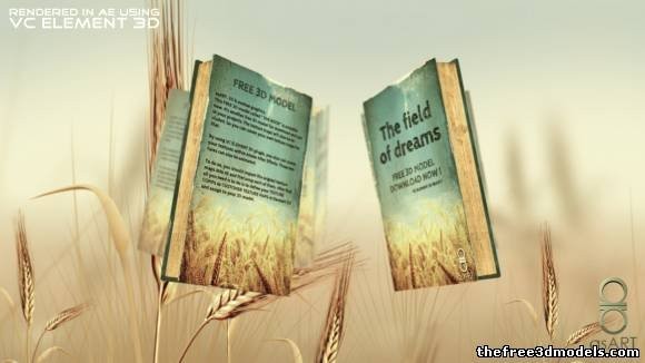 The Book Free 3D Model - .obj - Free3D