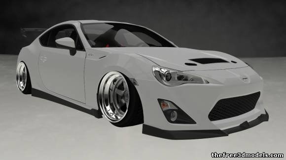 SCION FRS 2013 (HIGH POLY) Free 3D Model - .obj .tga - Free3D
