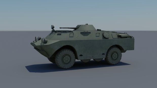 BRDM-2 Free 3D Model - .3ds .max .dds - Free3D