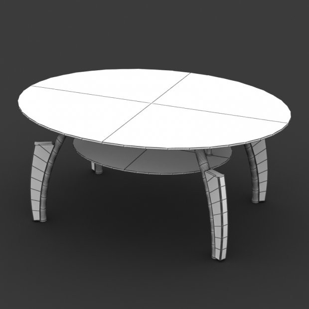 Center Table 01 Free 3D Model - .3ds .obj .max .fbx .lwo - Free3D