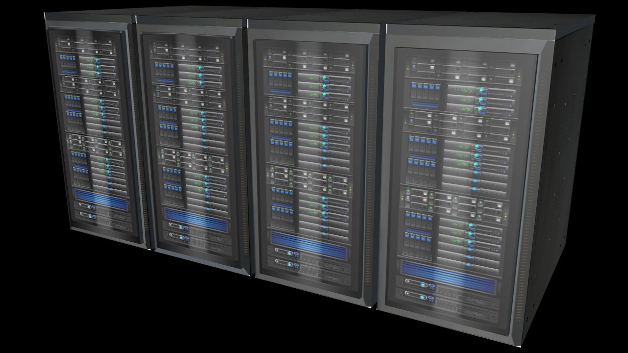 Main frame server Free 3D Model - .c4d .obj .mtl - Free3D
