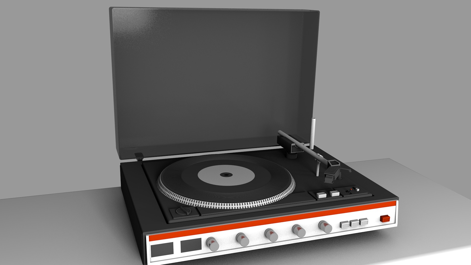 Classic Record Player Free 3D Model - .3ds .obj .fbx .dxf .c4d - Free3D