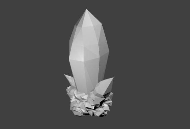 Crystal Free 3D Model - .obj .fbx .mtl - Free3D