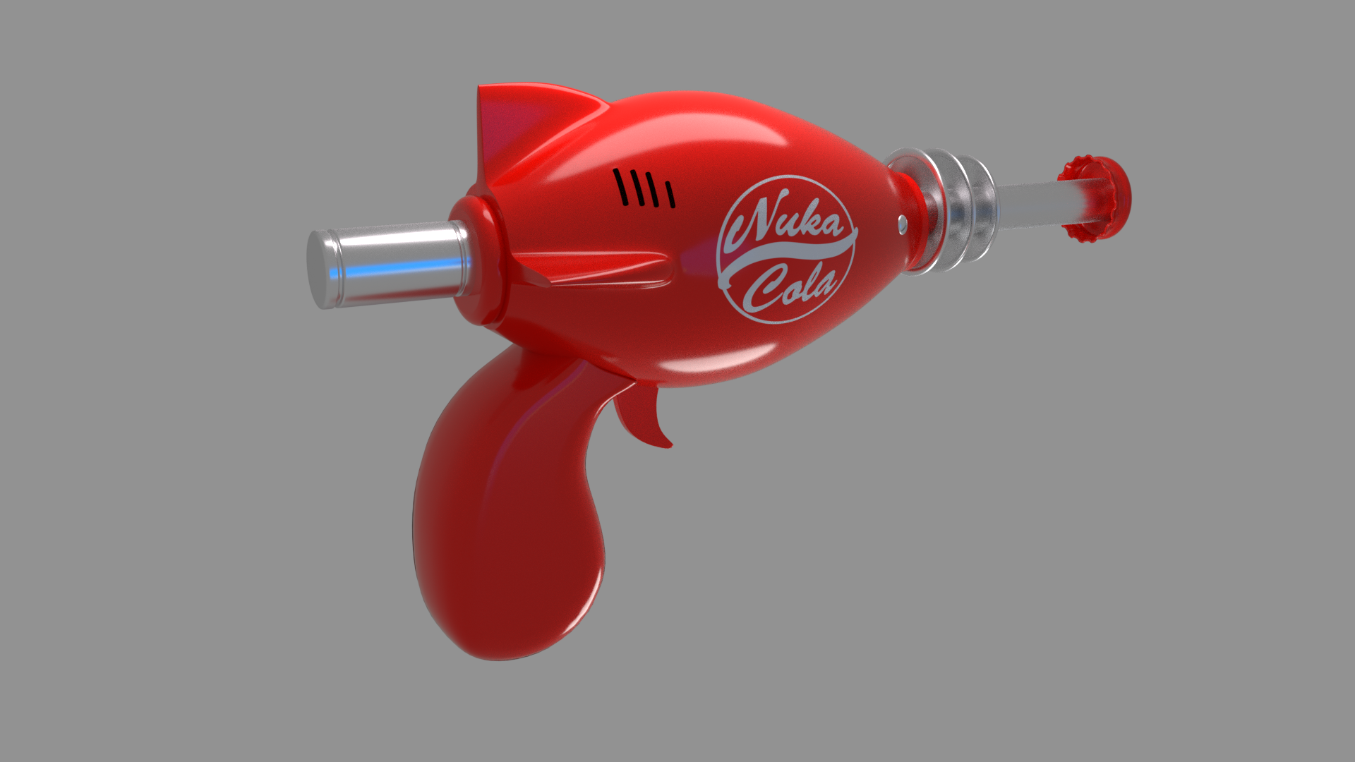 Nuka cola space gun Free 3D Model - .obj .dae .blend - Free3D