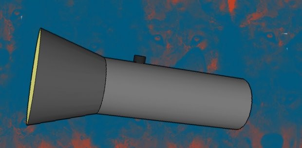 Flashlight Free 3D Model - .obj - Free3D