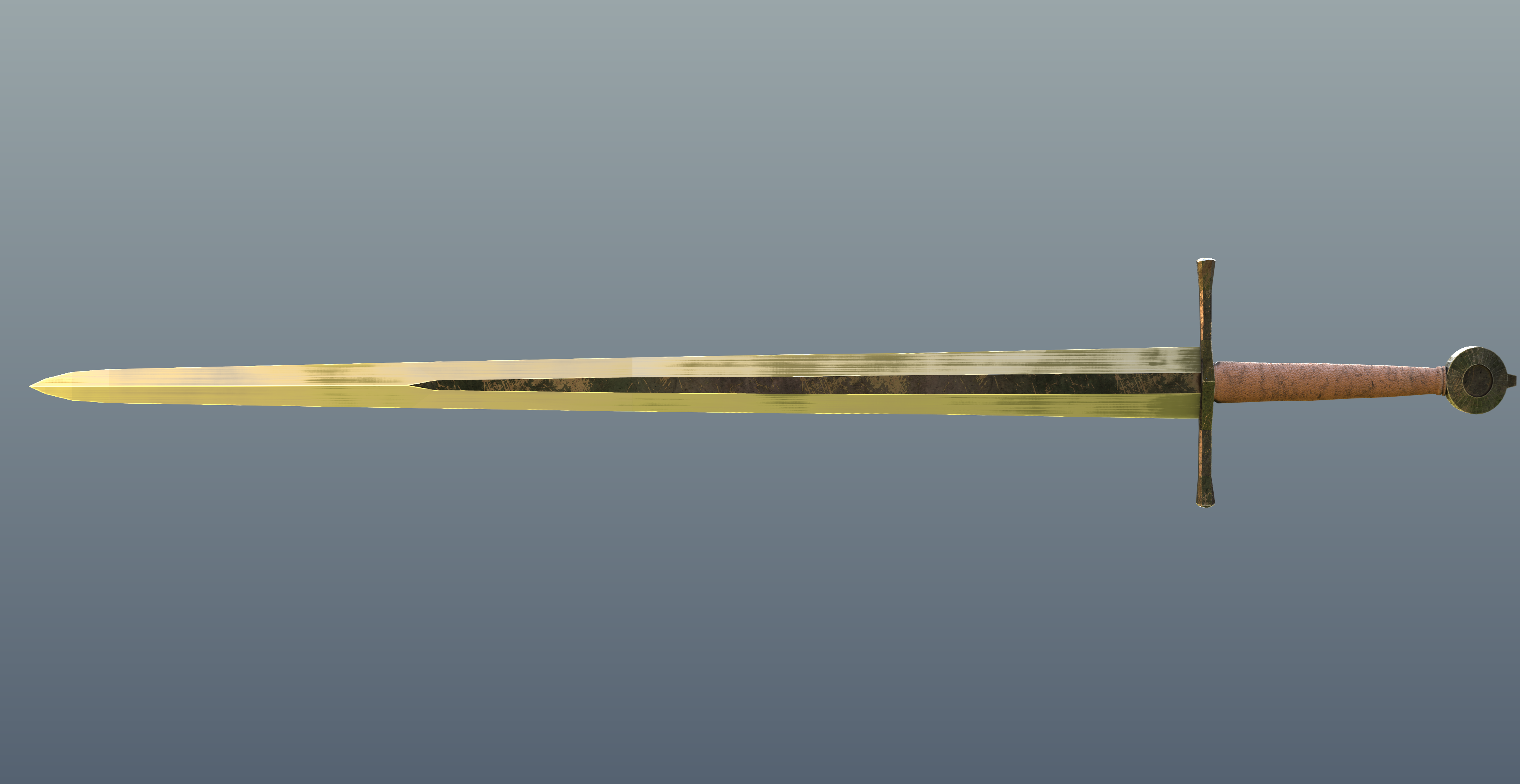 One handed sword Free 3D Model - .obj .blend - Free3D