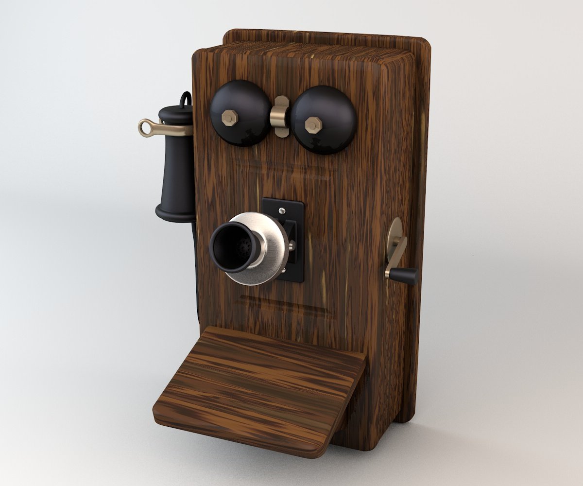 Telephone Free 3D Model - .obj - Free3D