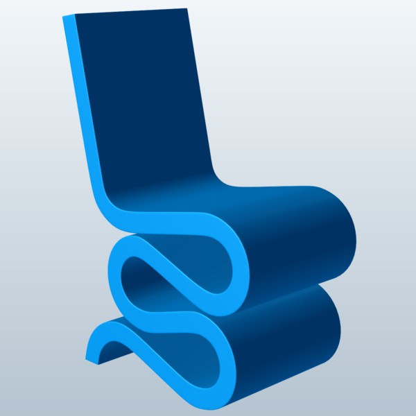 Wiggle Chair v1 Free 3D Model - .obj .stl - Free3D