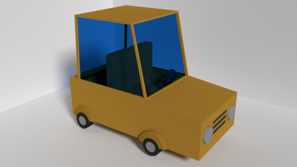 Simple Car Free 3D Model - .obj .fbx .3ds .blend - Free3D