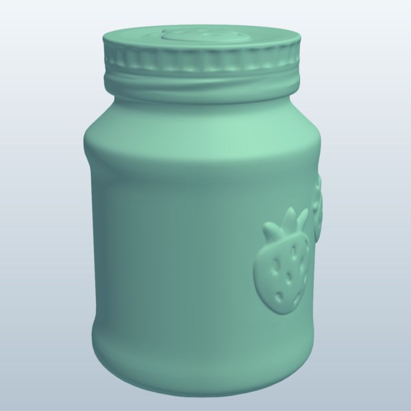 MasonJarofJam v1 Free 3D Model - .obj .stl - Free3D