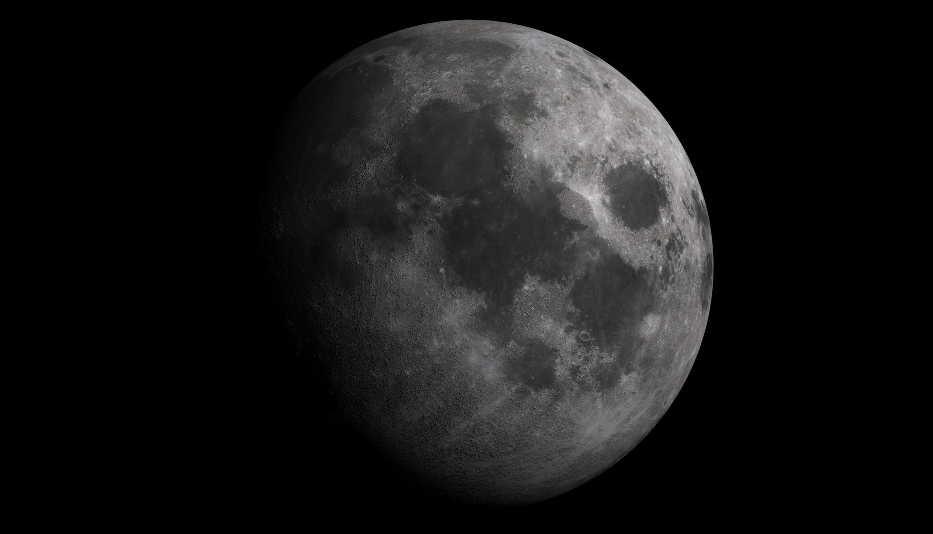 Realistic Moon Free 3D Model - .3ds .obj .c4d .fbx - Free3D