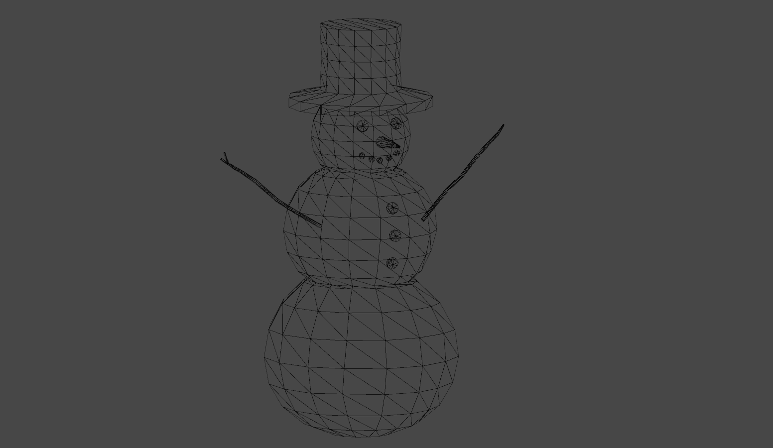 Snowman Free 3D Model - .fbx - Free3D