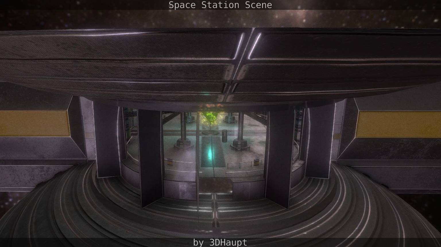 Space Station Scene Free 3D Model - .x .wrl .obj .abc .dae .tbscene ...