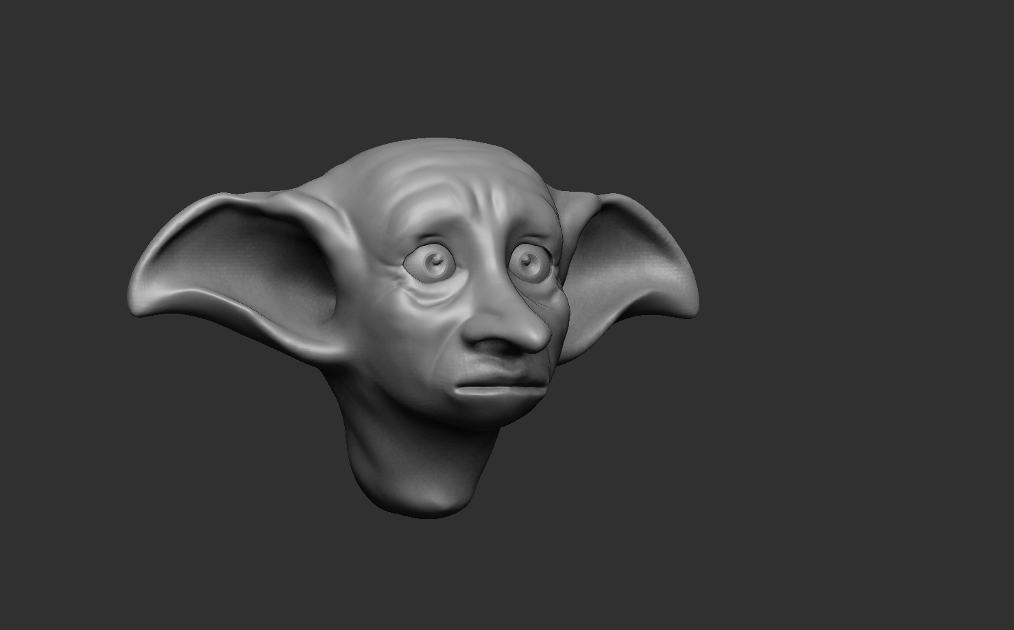 Dobby Head Free 3D Model - .fbx - Free3D