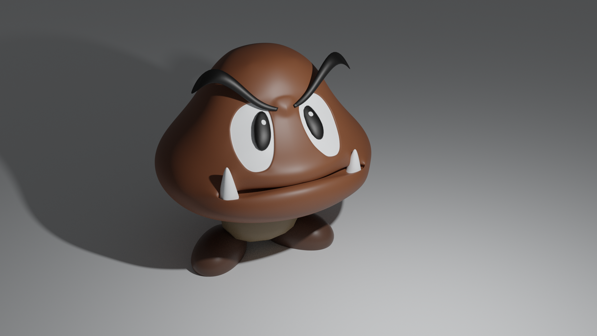 GOOMBA Free 3D Model - .blend .obj .fbx - Free3D