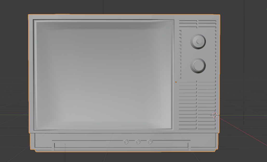 Old Television - TV Retro Free 3D Model - .blend .obj - Free3D