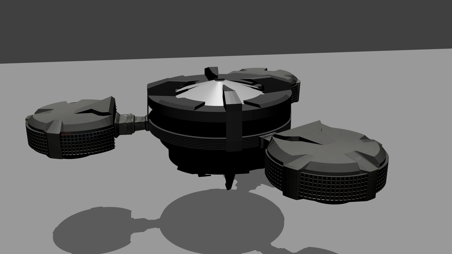 Mother ship (alien space ship) Free 3D Model - .blend .obj .fbx .3ds ...