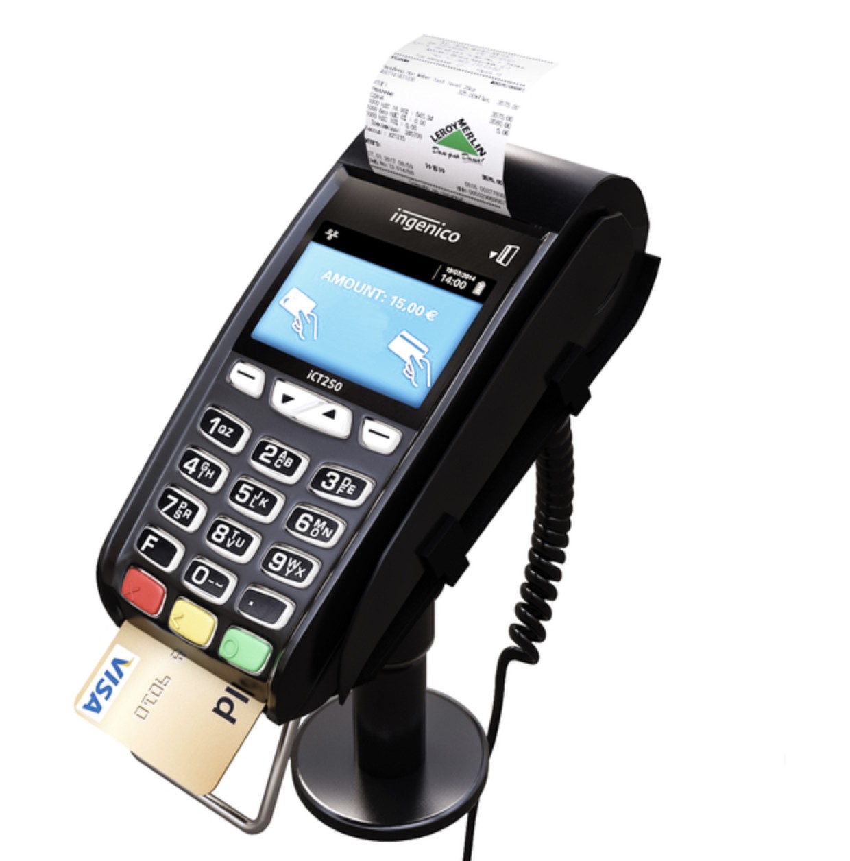 POS Terminal with Credit Card Free 3D Model - .obj .max - Free3D
