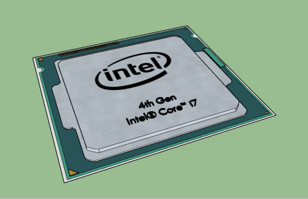 Intel i7 CPU Free 3D Model - .dae .skp - Free3D