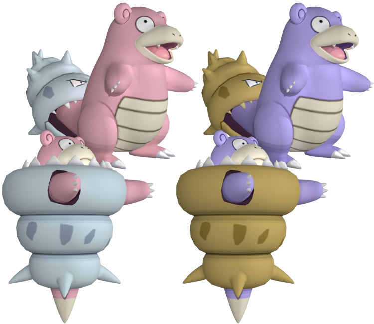 Slowbro (Pokemon) Free 3D Model - .dae .fbx - Free3D