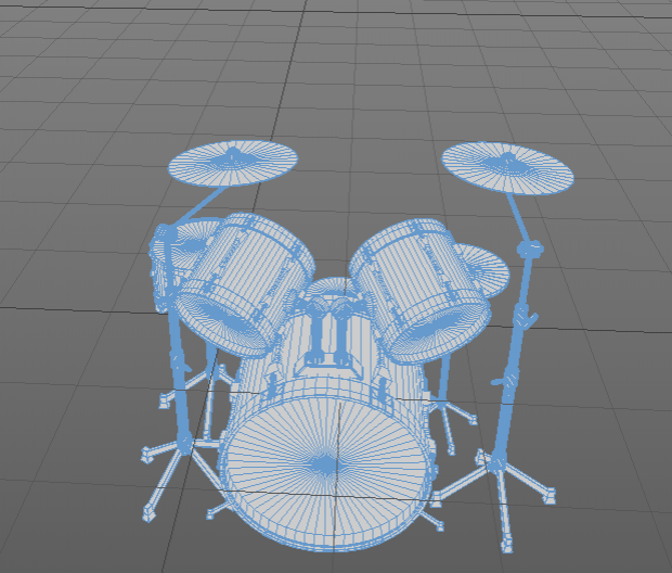 Drum Set Free 3D Model - .obj .fbx - Free3D