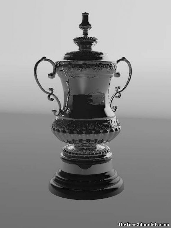 FA Cup Football Trophy Free 3D Model - .c4d - Free3D