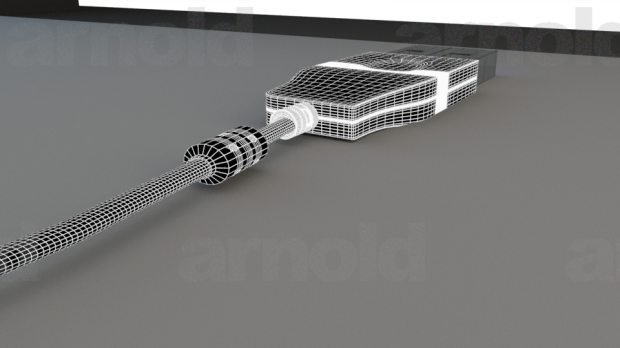 USB Cable Free 3D Model - .fbx - Free3D