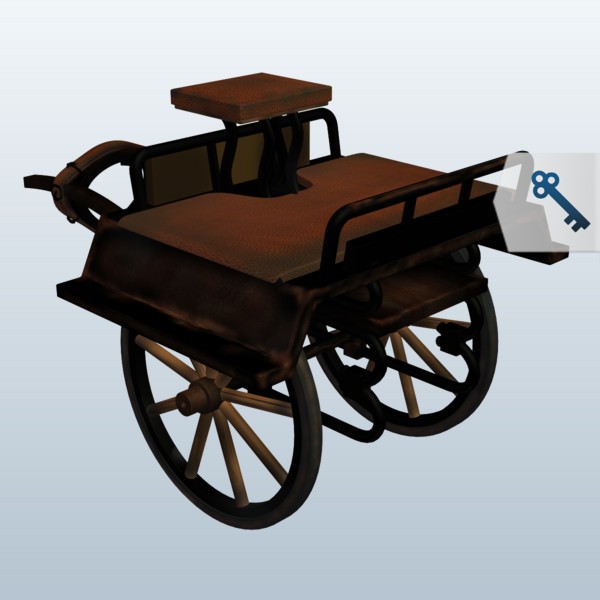 Jaunting car v1 Free 3D Model - .obj .stl - Free3D