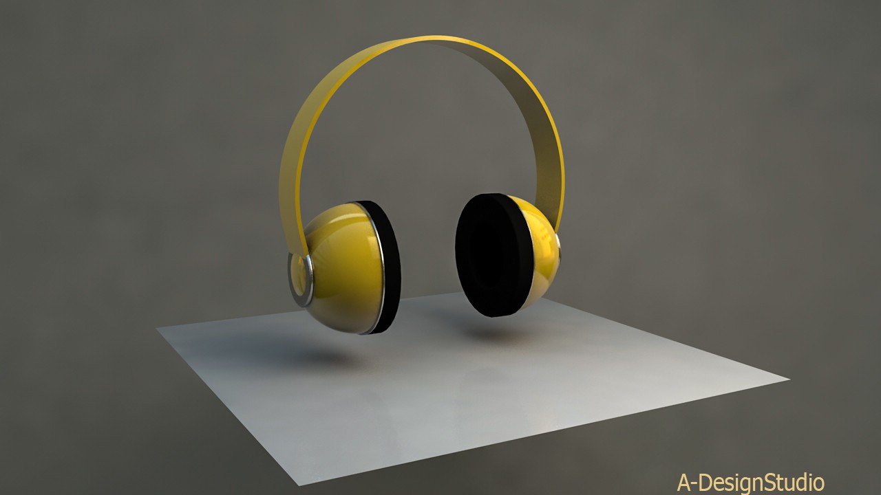A-Studio Design Earphone Free 3D Model - .obj .3ds .dae .fbx - Free3D