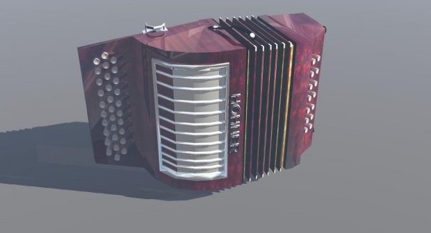 Accordion Free 3D Model - .obj - Free3D