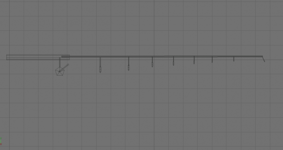 Low poly simple Fishing rod Free 3D Model - .3ds .c4d .fbx .sldprt - Free3D
