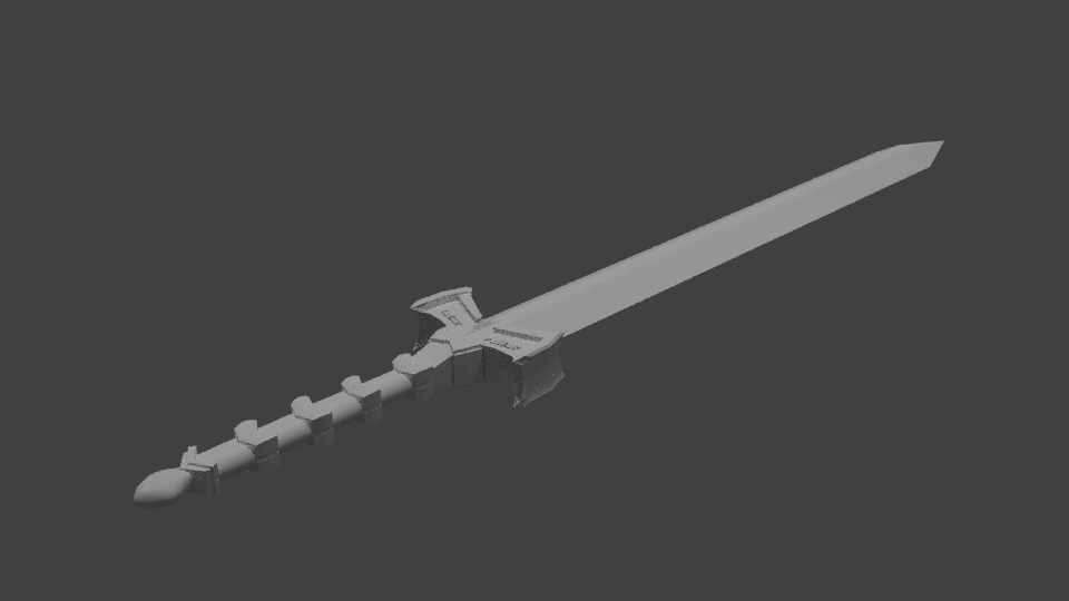 Great sword Free 3D Model - .3ds .dae .fbx - Free3D