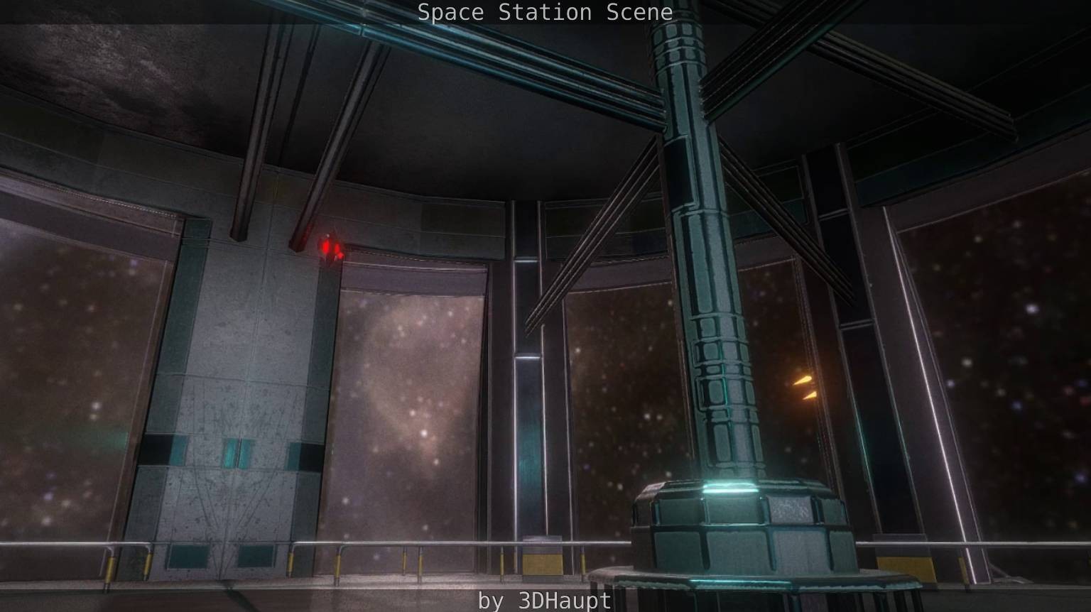 Space Station Scene Free 3D Model - .x .wrl .obj .abc .dae .tbscene ...