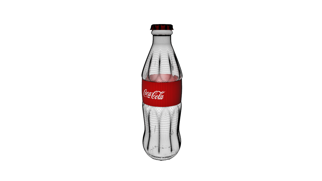 Coke Bottle Free 3D Model - .c4d .obj .3ds - Free3D
