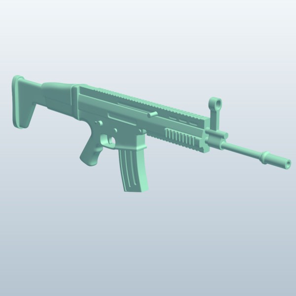 Select Fire Assault RifleUSA v1 Free 3D Model - .obj .stl - Free3D