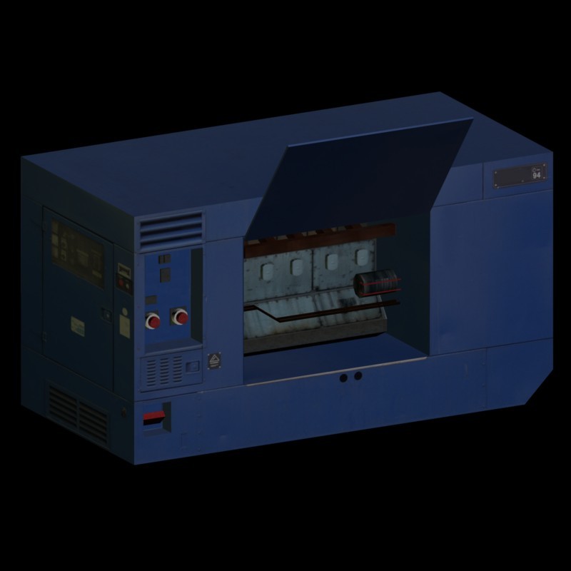 Generator Free 3D Model - .an8 .3ds .obj - Free3D