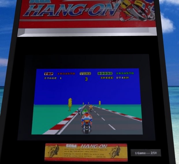 Hang On - Upright Arcade Machine Free 3D Model - .3ds - Free3D