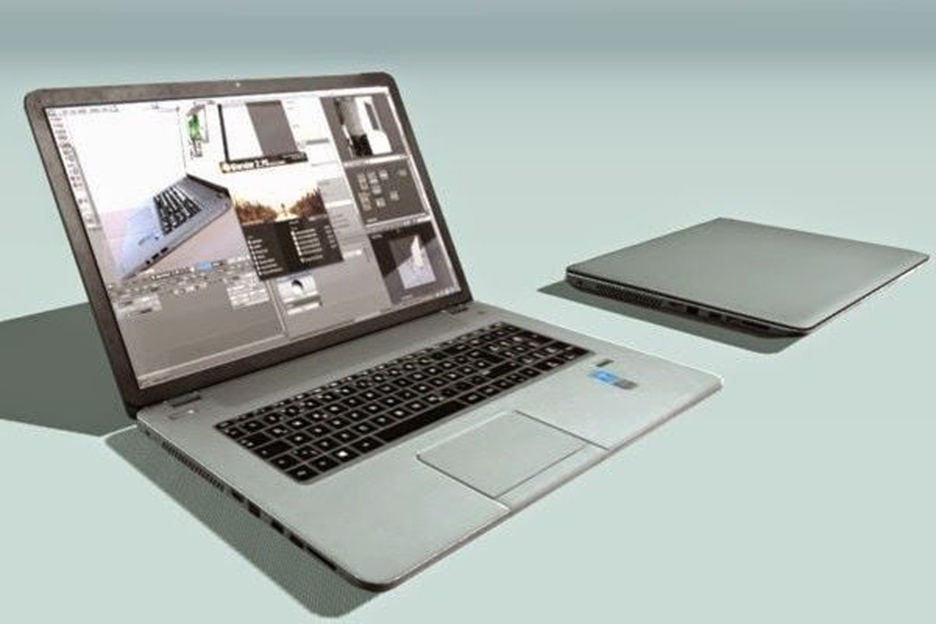 Notebook Low-Poly Version Free 3D Model - .unity .fbx .dae .blender ...