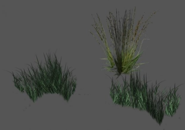 Grass (low poly) Free 3D Model - .3ds - Free3D