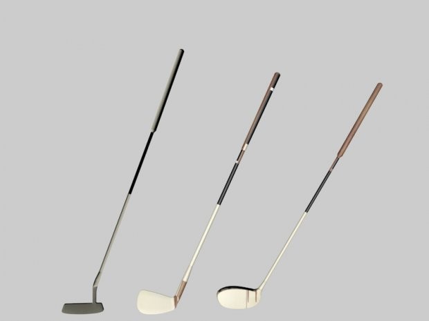 Golf Clubs Free 3D Model - .obj .fbx - Free3D