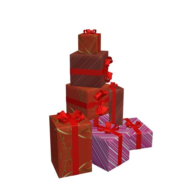 Stack of Gifts v2 Free 3D Model - .obj .stl - Free3D